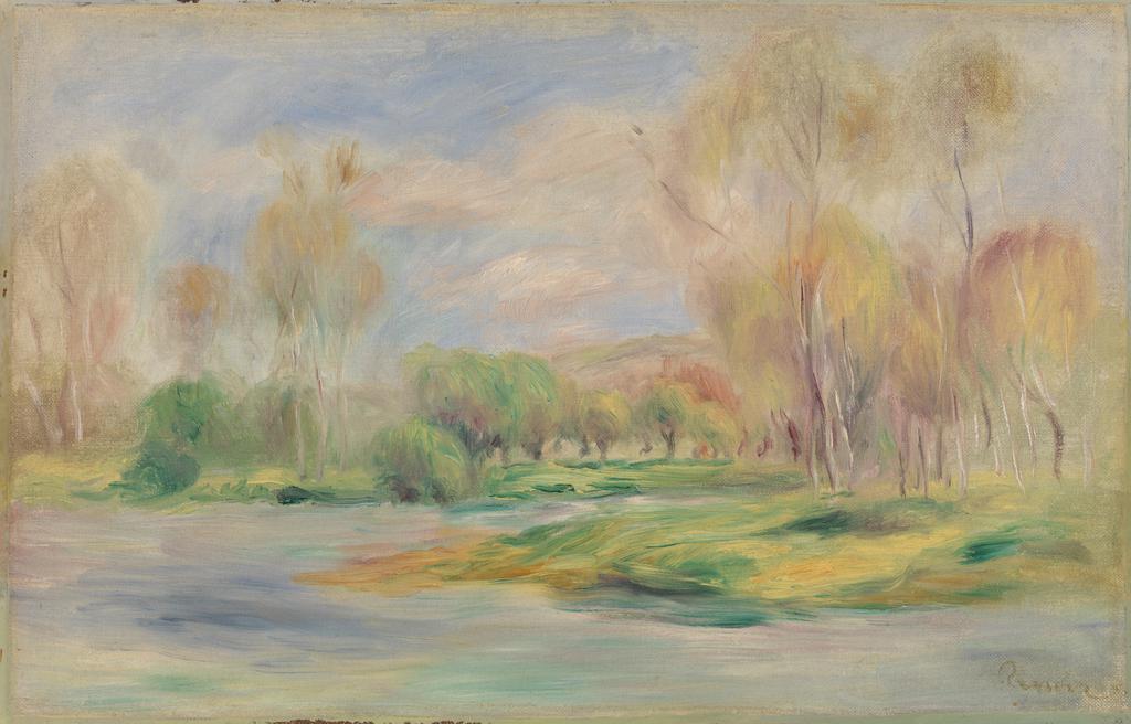 Barnes Collection Online — Pierre-Auguste Renoir: Landscape (Paysage)