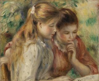 Barnes Collection Online — Pierre-Auguste Renoir: Reading (La Lecture)