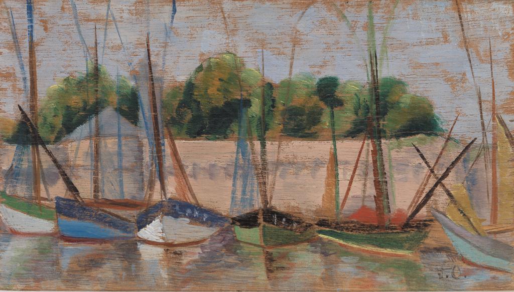 Barnes Collection Online — Violette de Mazia: A Necklace of Boats