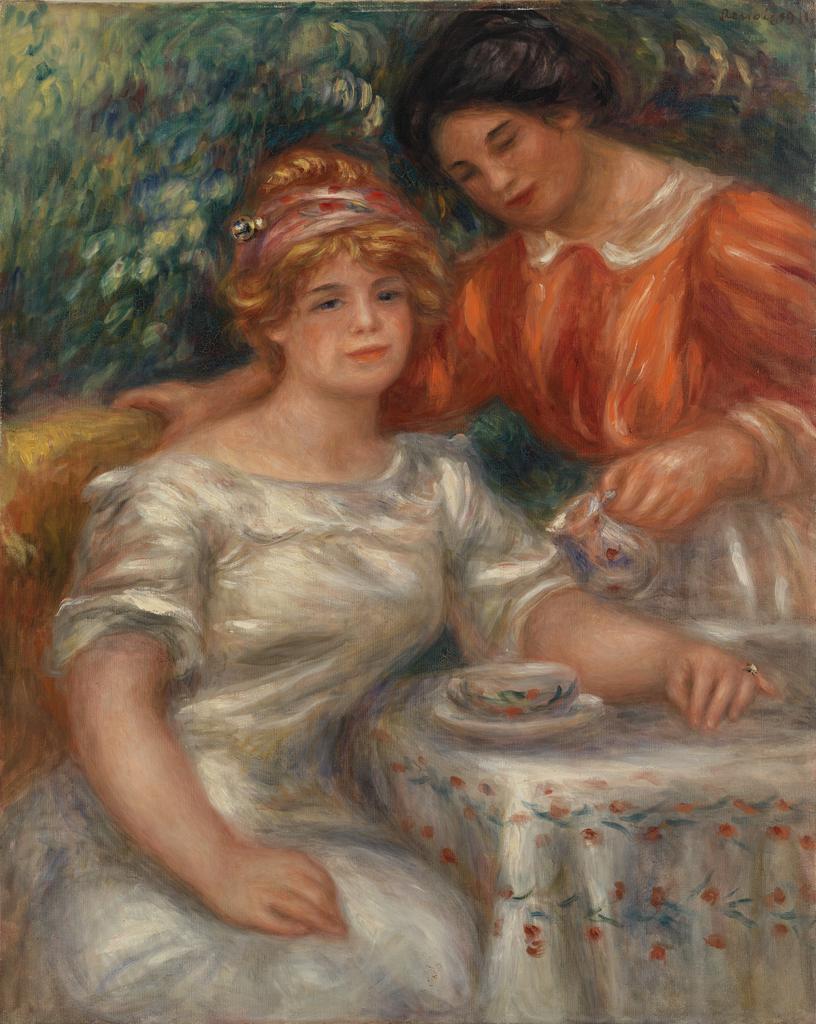 Barnes Collection Online — Pierre-Auguste Renoir: Tea Time